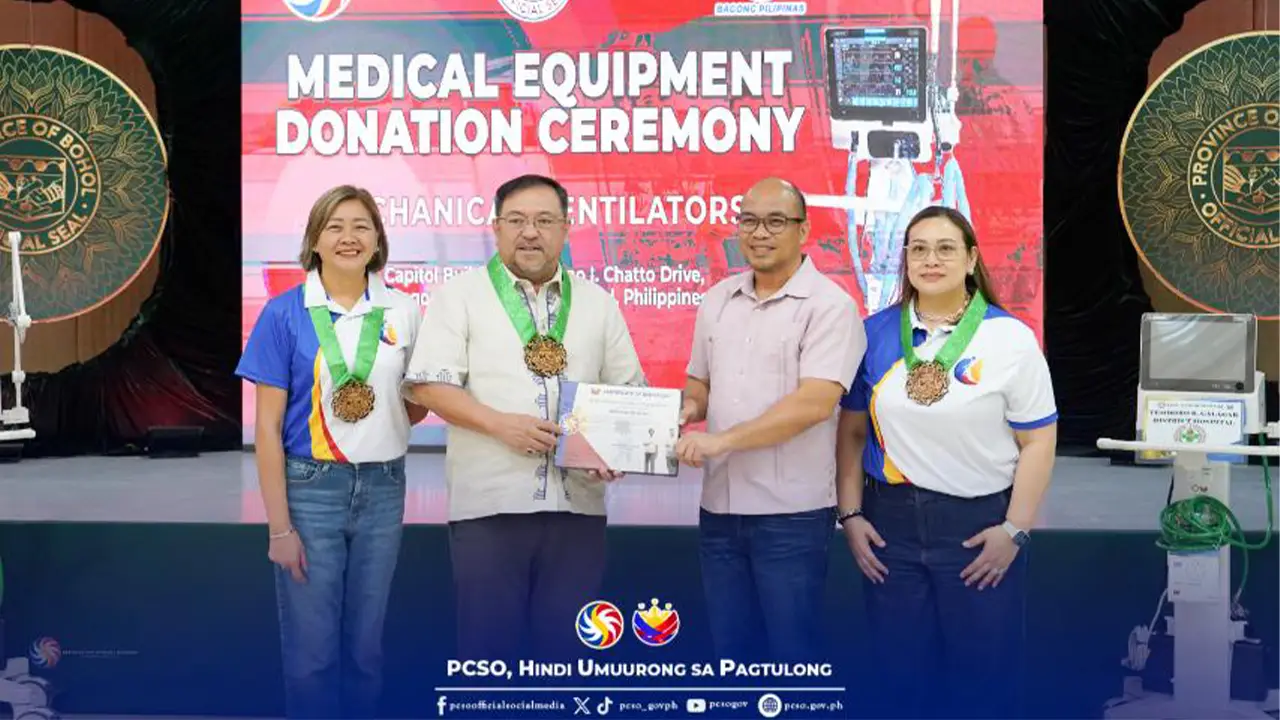 PCSO DELIVERS 12 VENTILATORS TO FIVE BOHOL HOSPITALS, BOOSTING CRITICAL ...